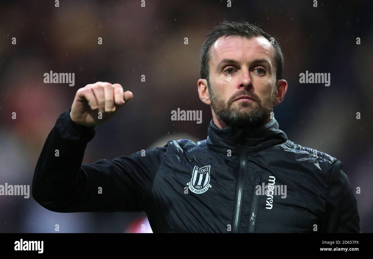 Stoke City manager Nathan Jones Stock Photo - Alamy