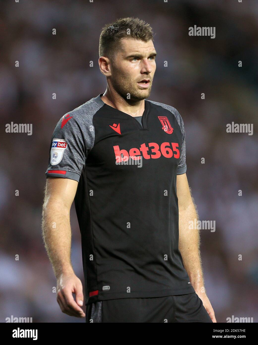 Stoke City's Sam Vokes Stock Photo - Alamy