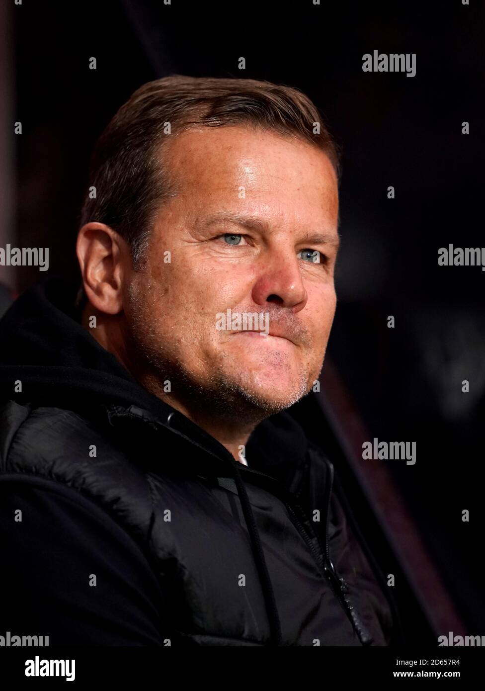 Forest Green Rovers' manager Mark Cooper Stock Photo - Alamy