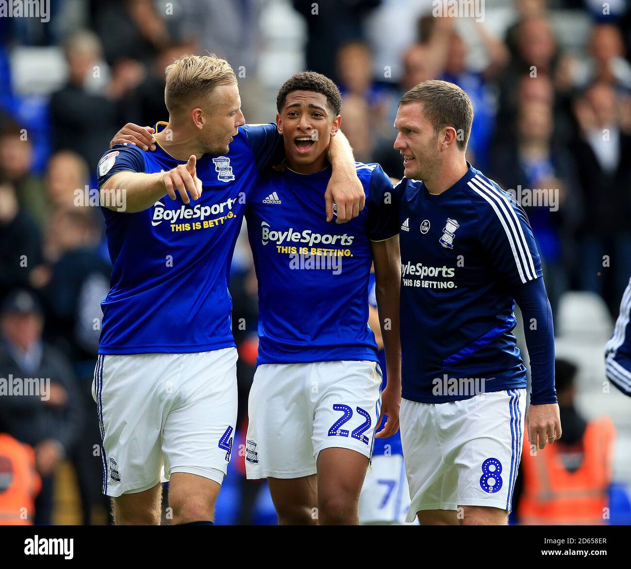 Jude bellingham birmingham celebrates hi-res stock photography and ...
