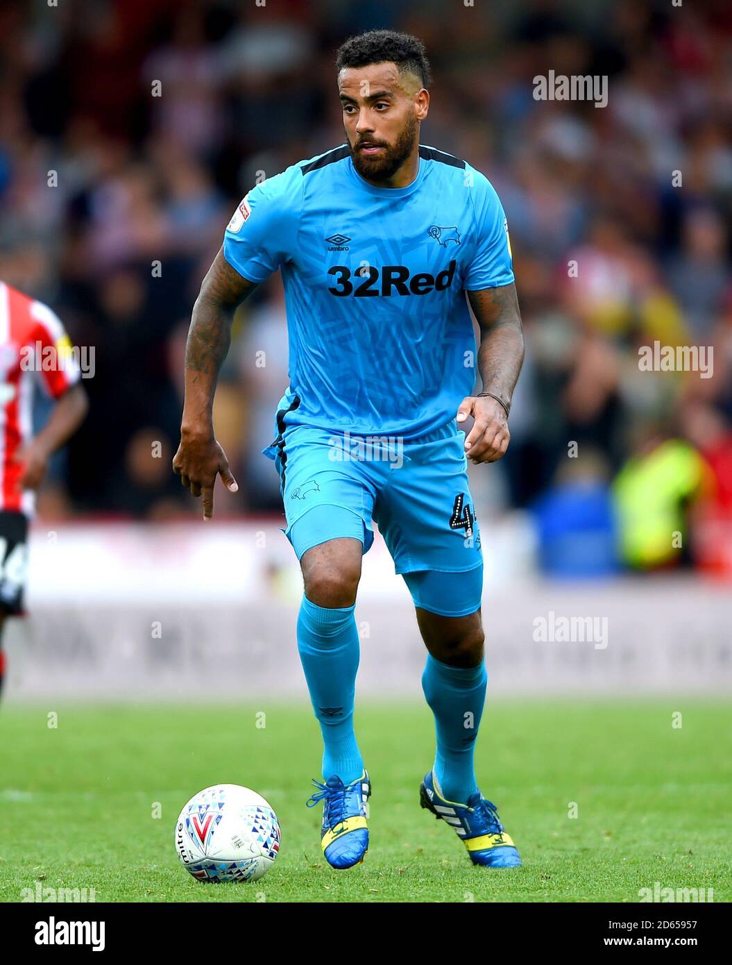 Derby County's Tom Huddlestone in action Stock Photo - Alamy