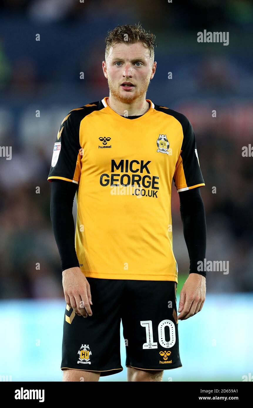 Cambridge United's George Maris Stock Photo - Alamy