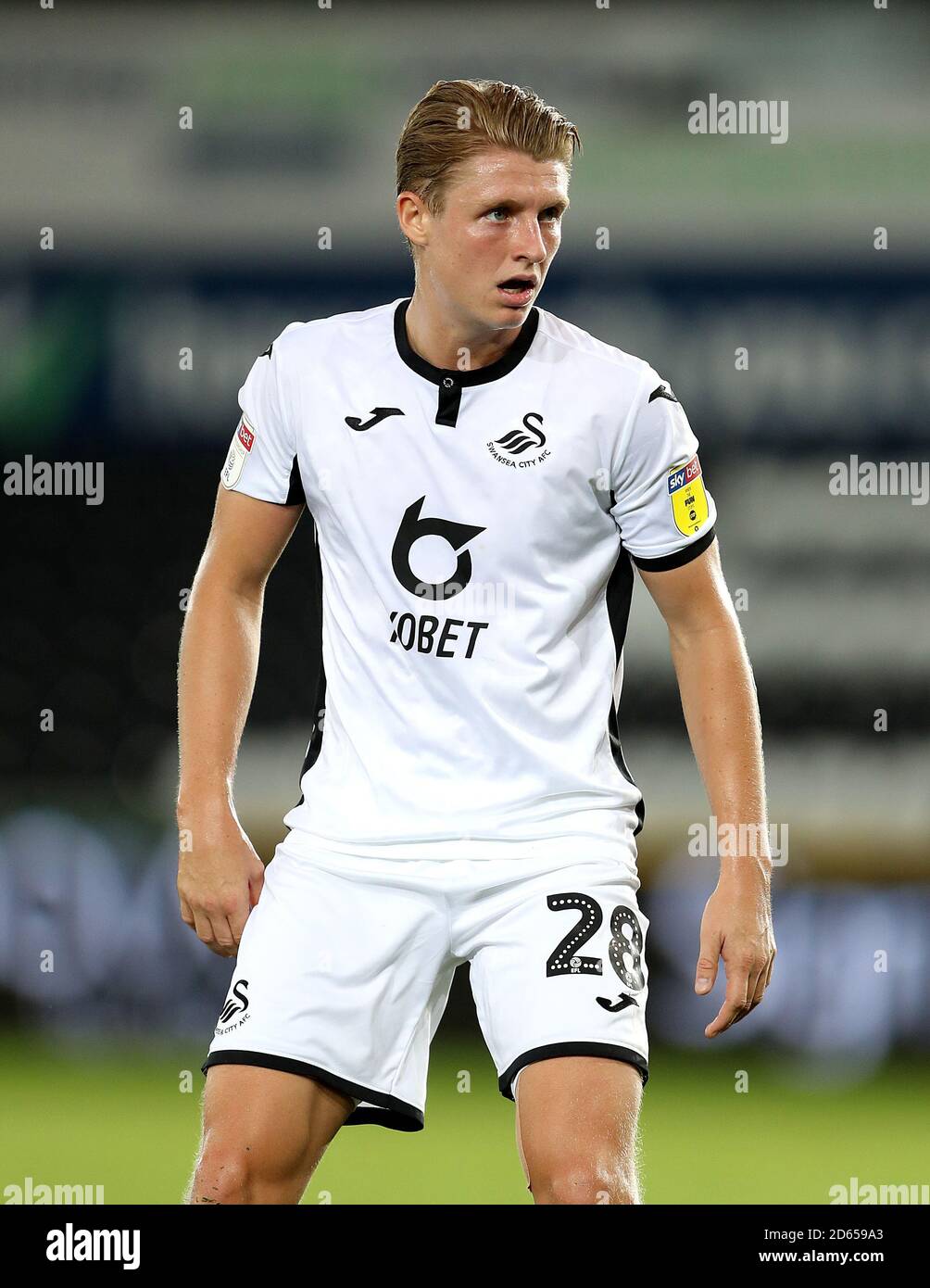 Swansea City's George Byers Stock Photo - Alamy