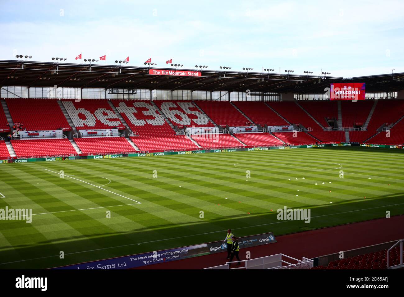 General view of the ground before the game Stock Photo - Alamy