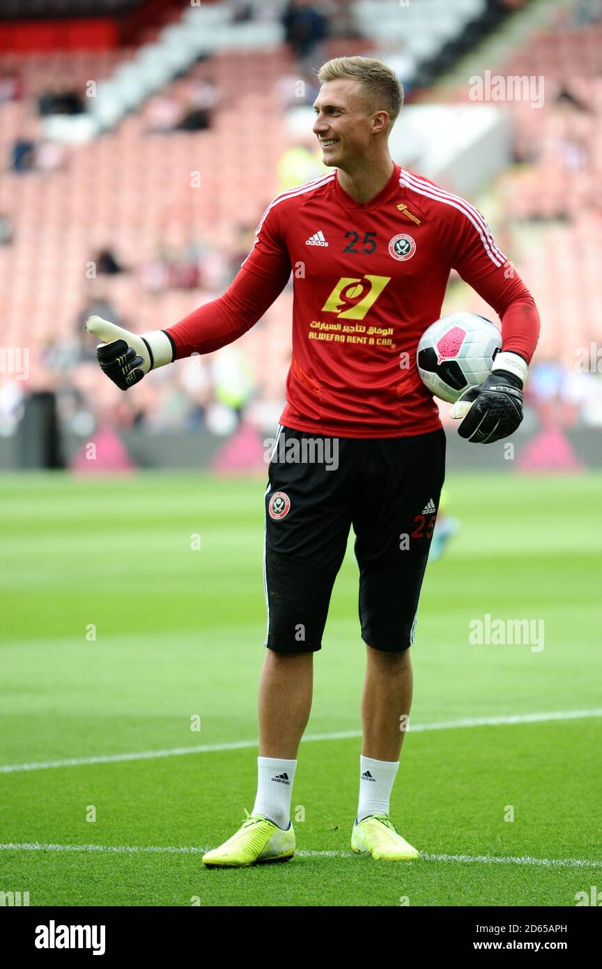 Sheffield United goalkeeper Simon Moore Stock Photo - Alamy