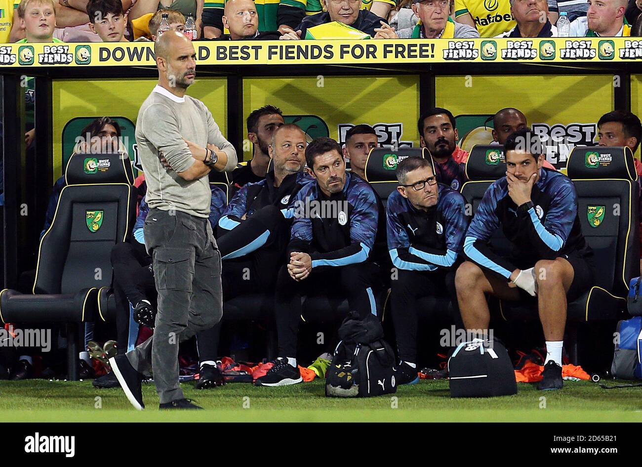 Manchester City manager Pep Guardiola Stock Photo - Alamy
