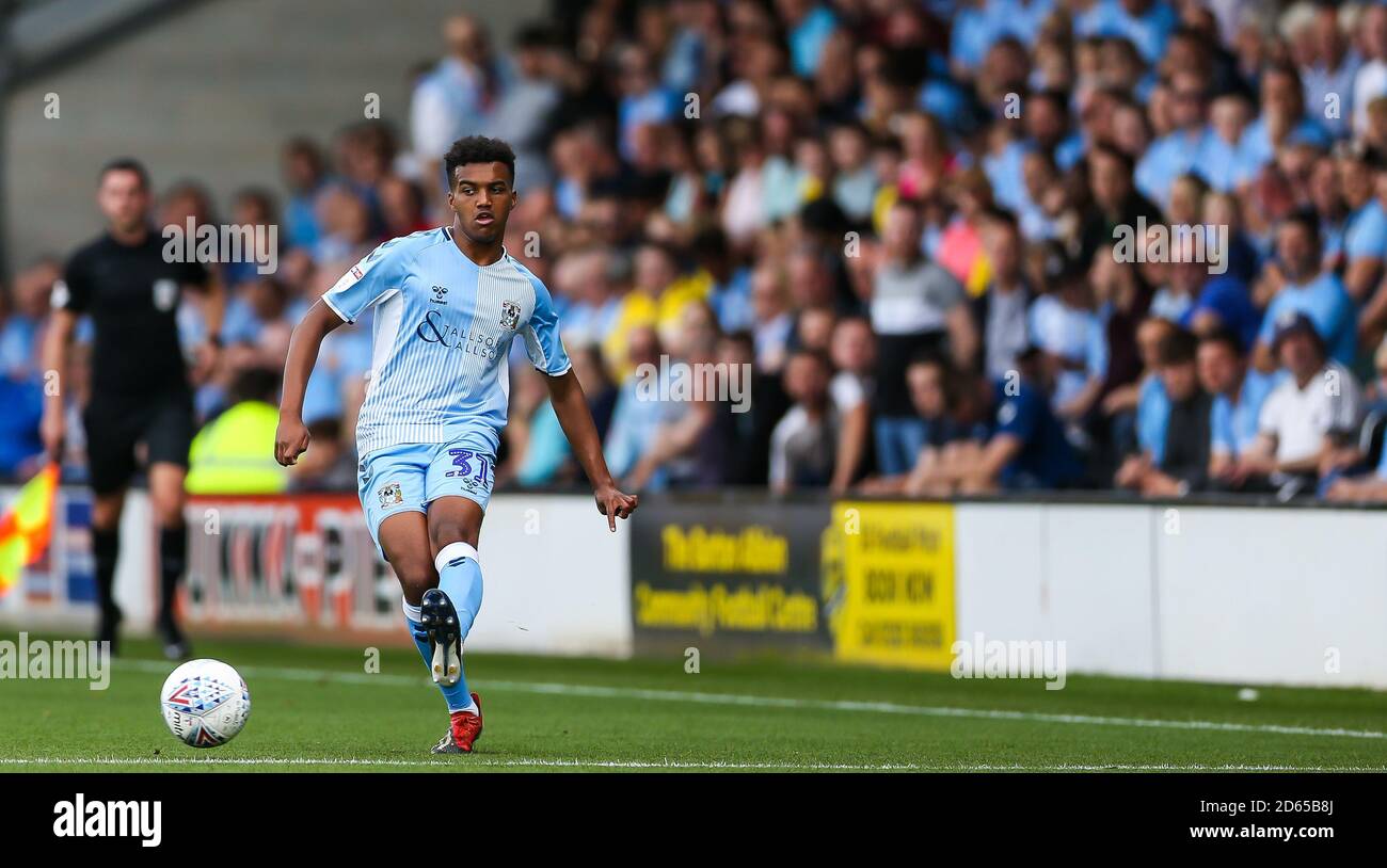 Coventry City's Sam McCallum Stock Photo - Alamy