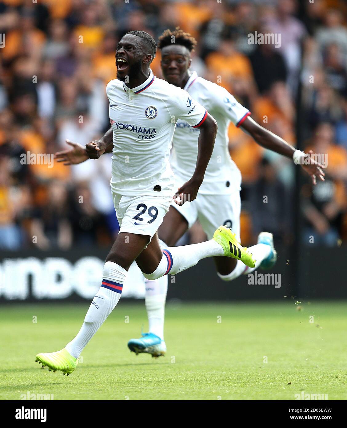 Chelsea's Fikayo Tomori celebrates scoring their first goal Stock Photo ...