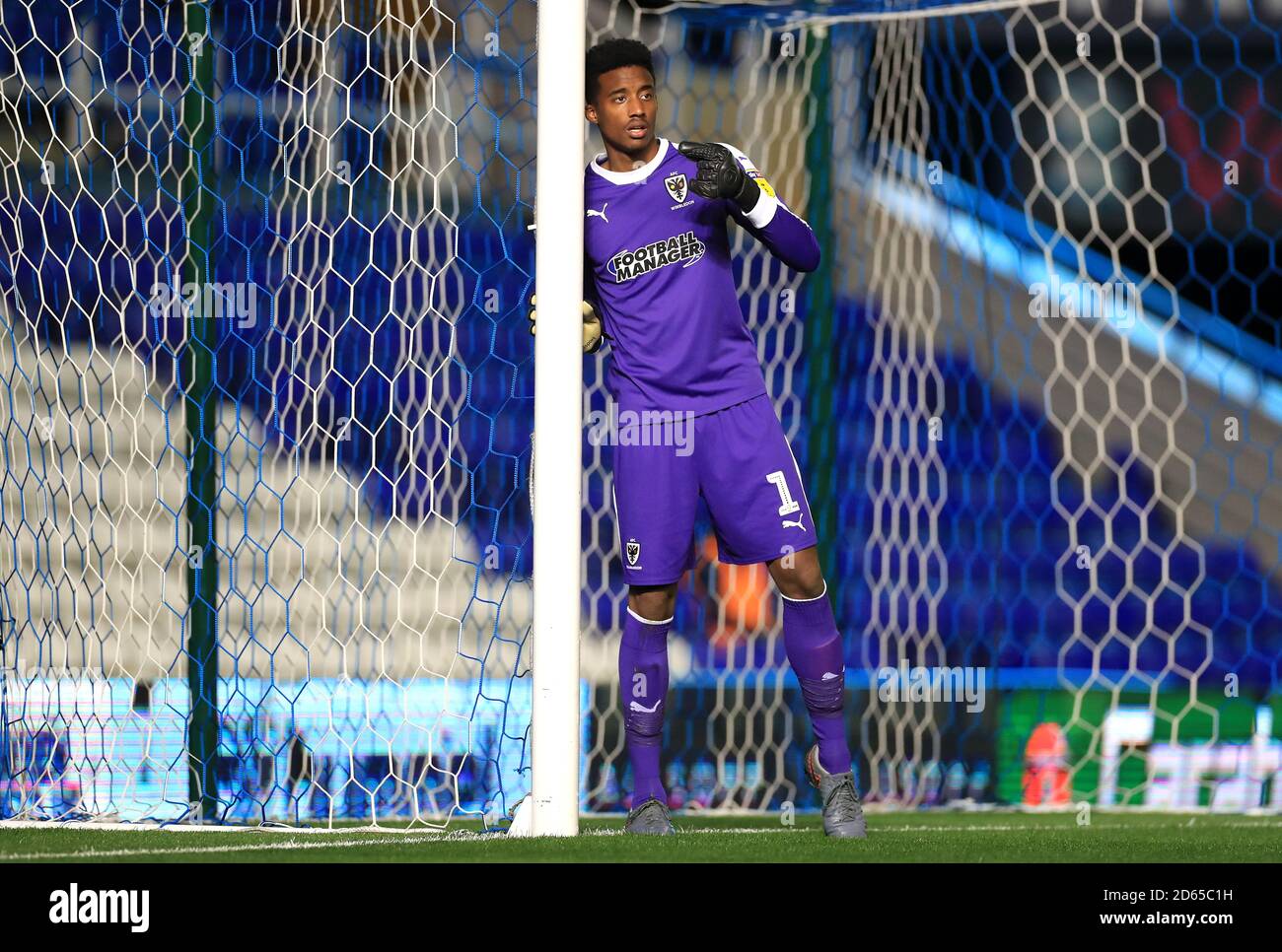 Wimbledon goalkeeper Nathan Trott Stock Photo - Alamy