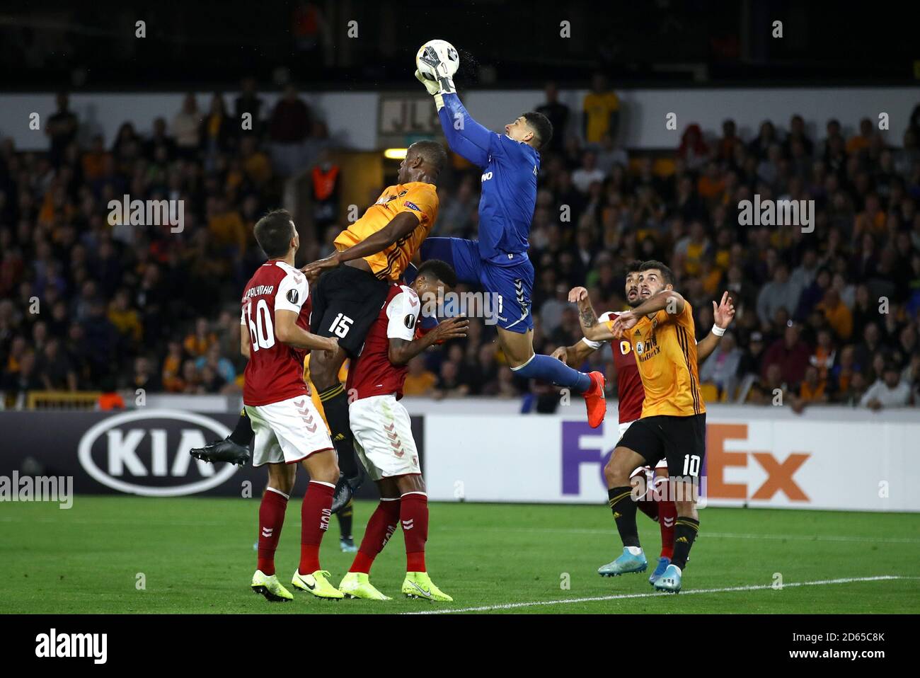 SC Braga goalkeeper Matheus makes a save Stock Photo - Alamy