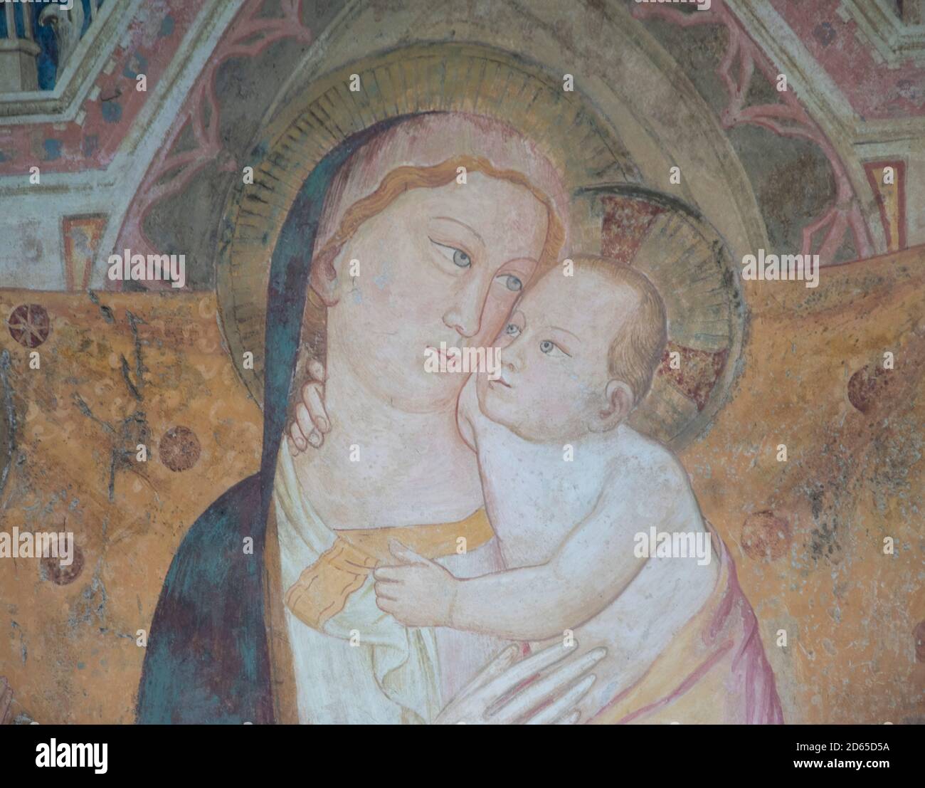 Aedicule with painting of the Madonna, Florence, Italy Stock Photo - Alamy