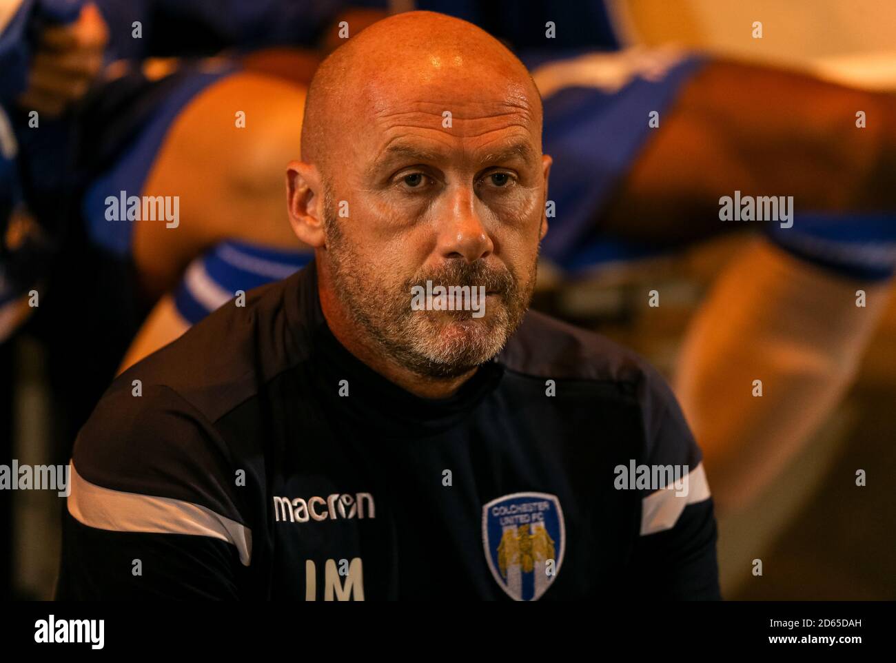 Colchester United's manager John McGreal Stock Photo - Alamy