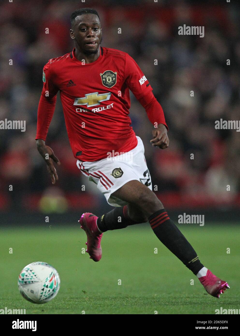 Manchester United's Aaron Wan-Bissaka Stock Photo - Alamy