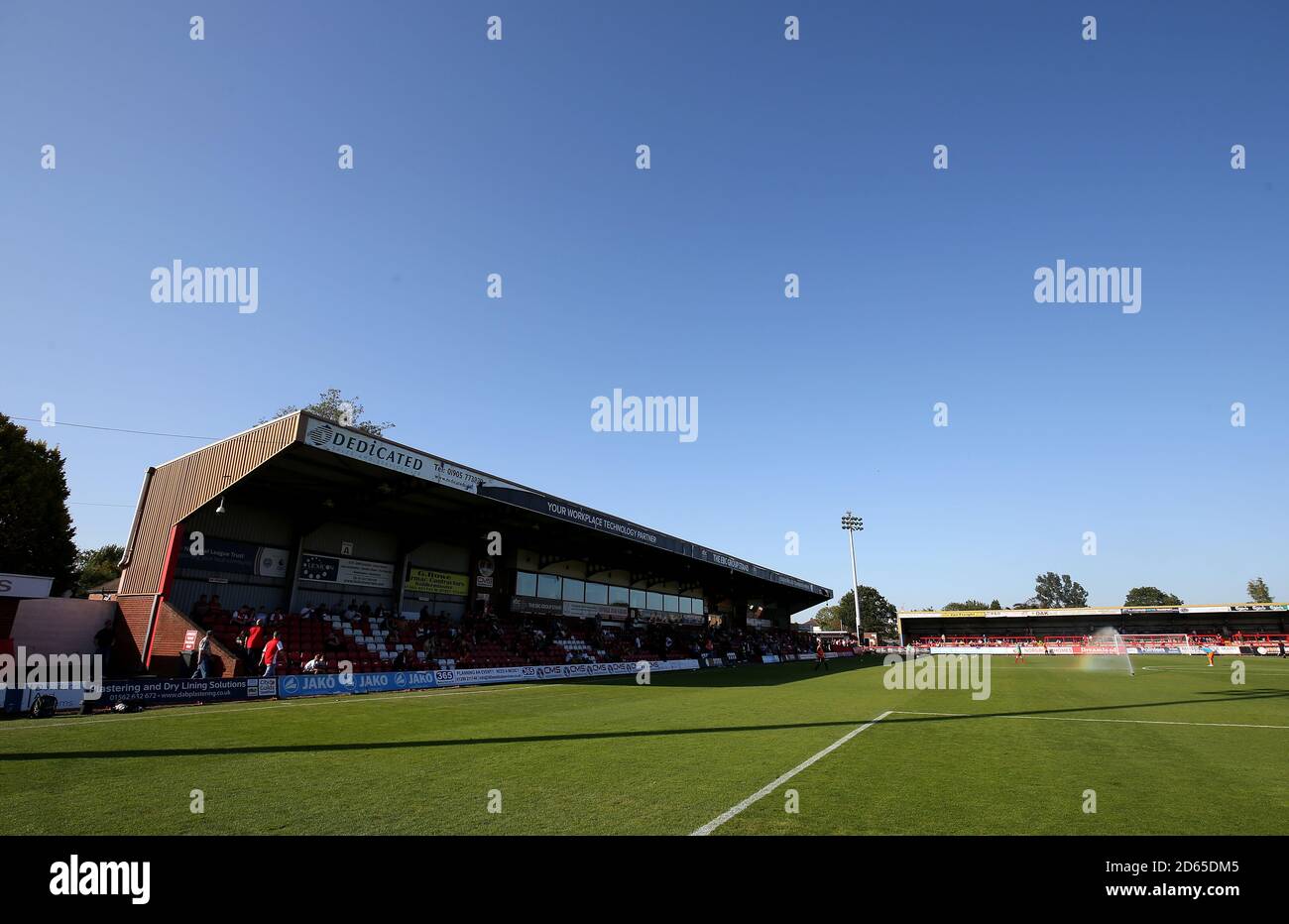 General view of Aggborough Stadium Stock Photo - Alamy