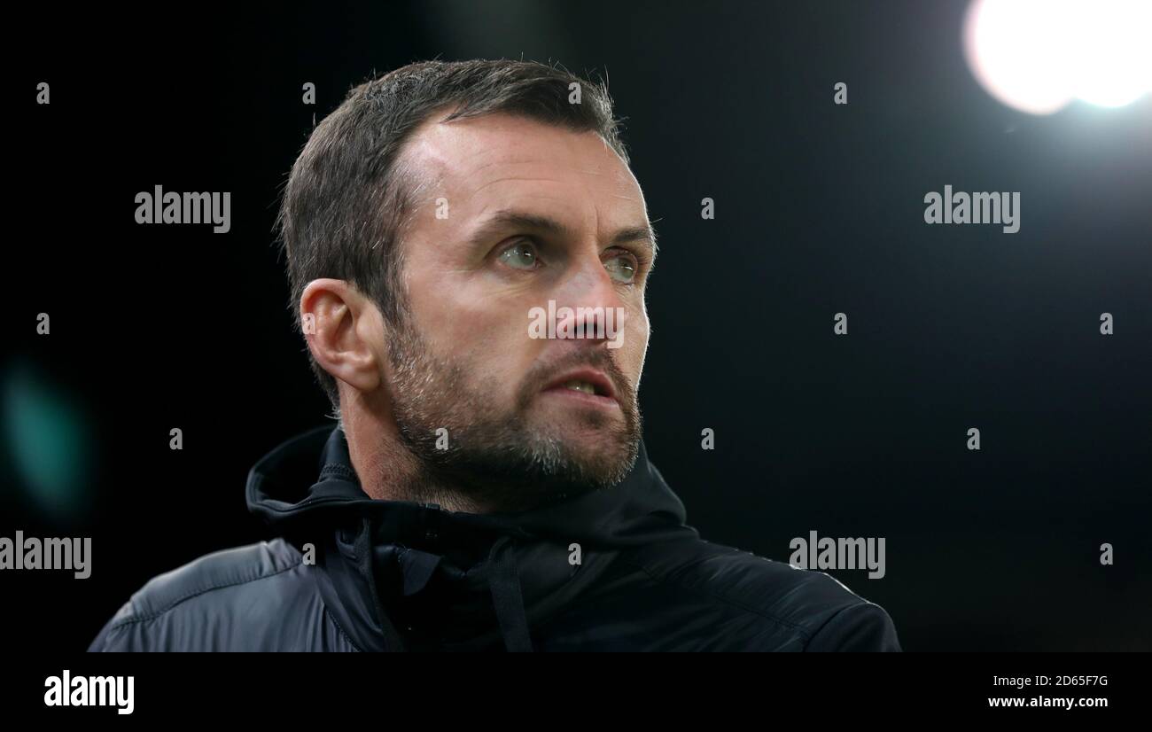 Stoke City manager Nathan Jones Stock Photo - Alamy
