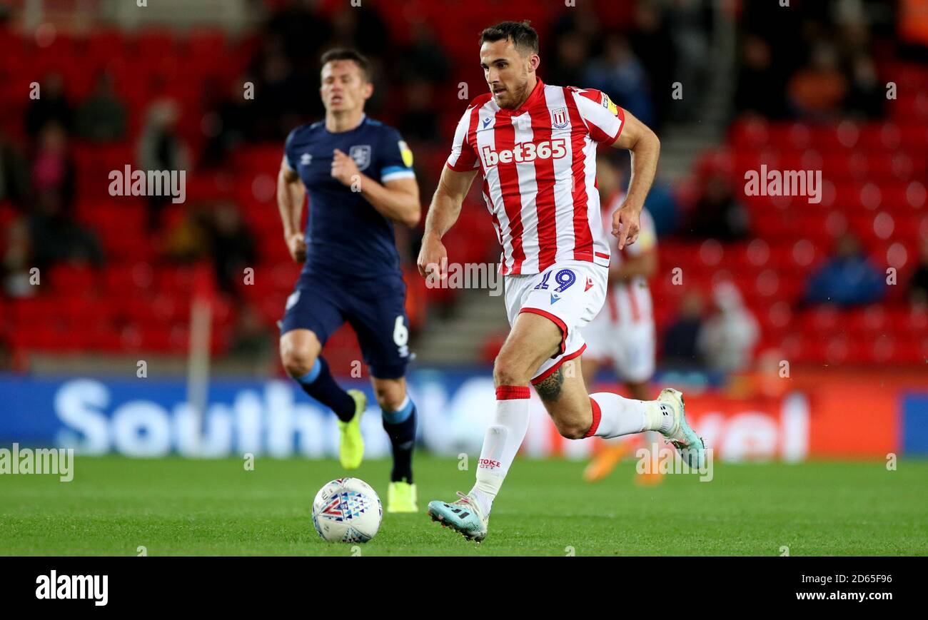 Stoke City's Lee Gregory in action Stock Photo - Alamy