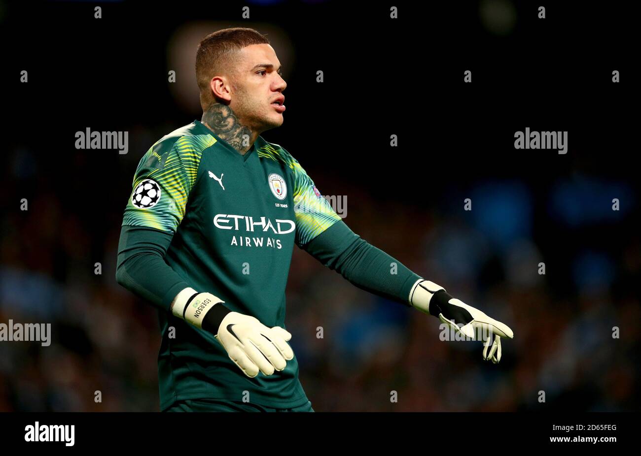 Manchester City goalkeeper Ederson Stock Photo - Alamy