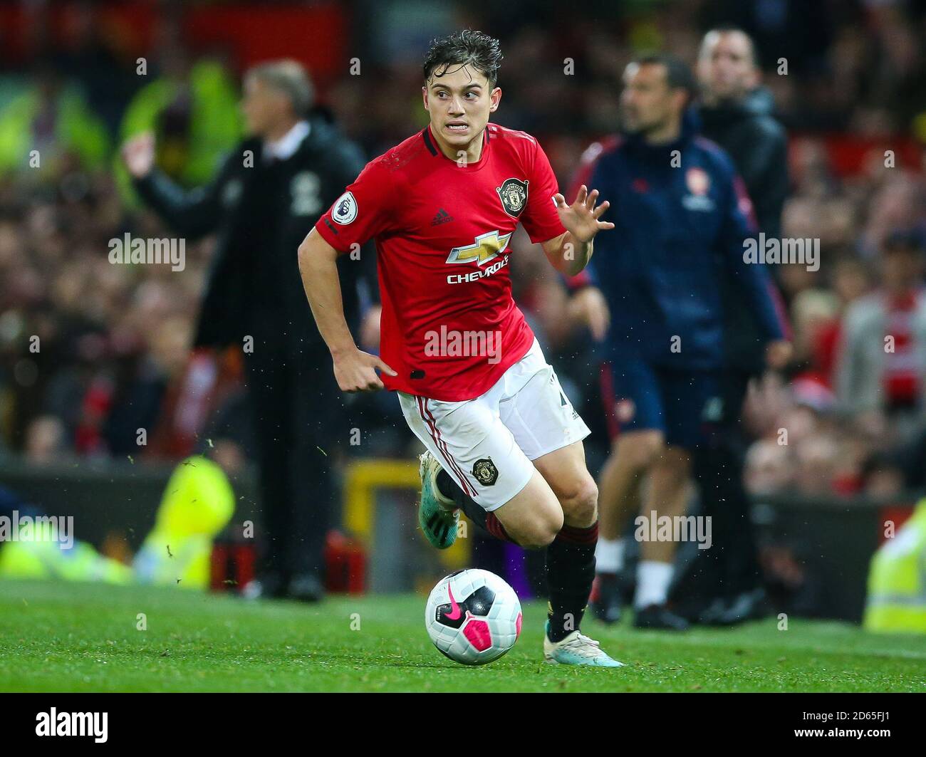 Manchester United's Daniel James during the Premier League match at Old ...