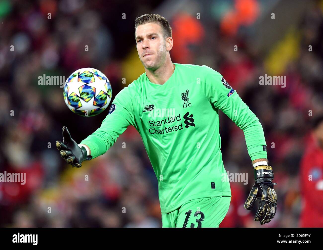 Liverpool goalkeeper Adrian Stock Photo - Alamy