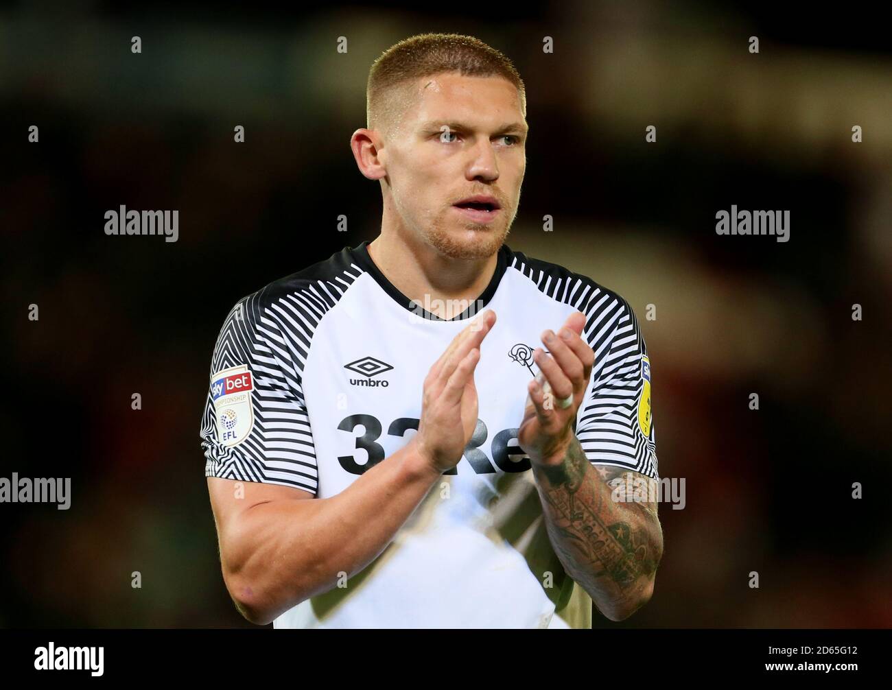 Derby County's Martyn Waghorn after the final whistle Stock Photo - Alamy