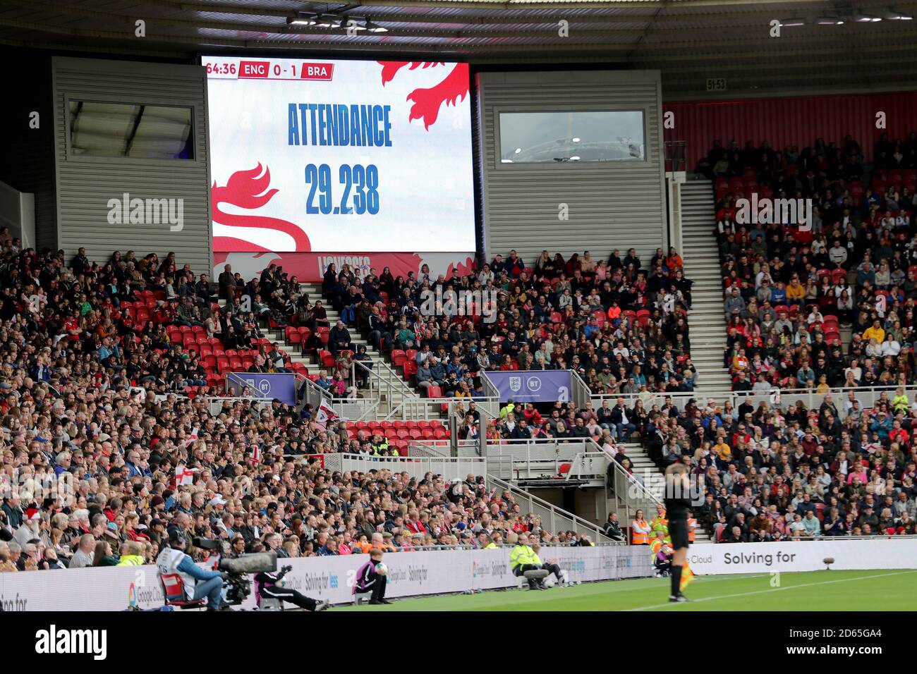 The record attendance of spectators at Riverside Stadium is shown on ...