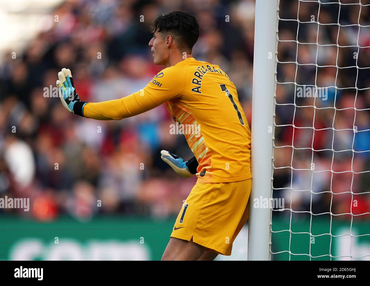 Chelsea goalkeeper Kepa Arrizabalaga Stock Photo - Alamy