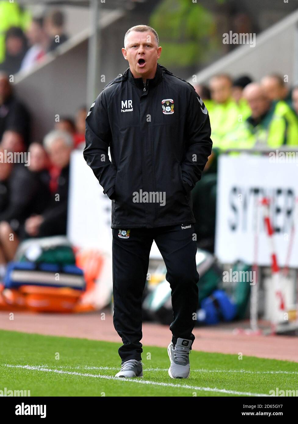 Coventry City manager Mark Robbins Stock Photo - Alamy