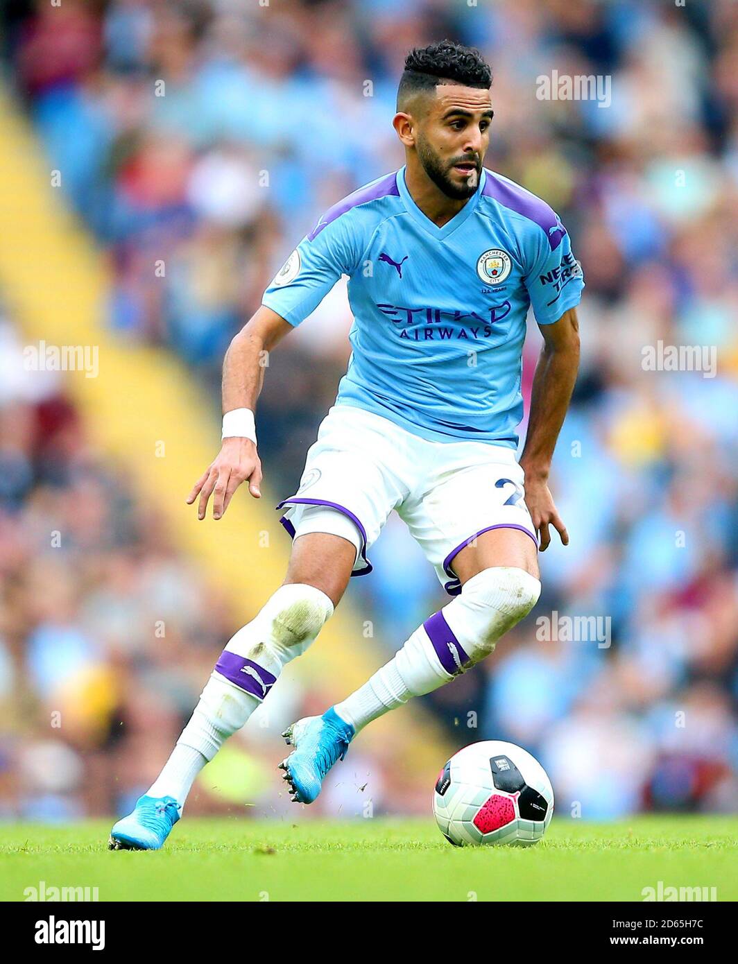 Manchester City's Riyad Mahrez in action Stock Photo - Alamy