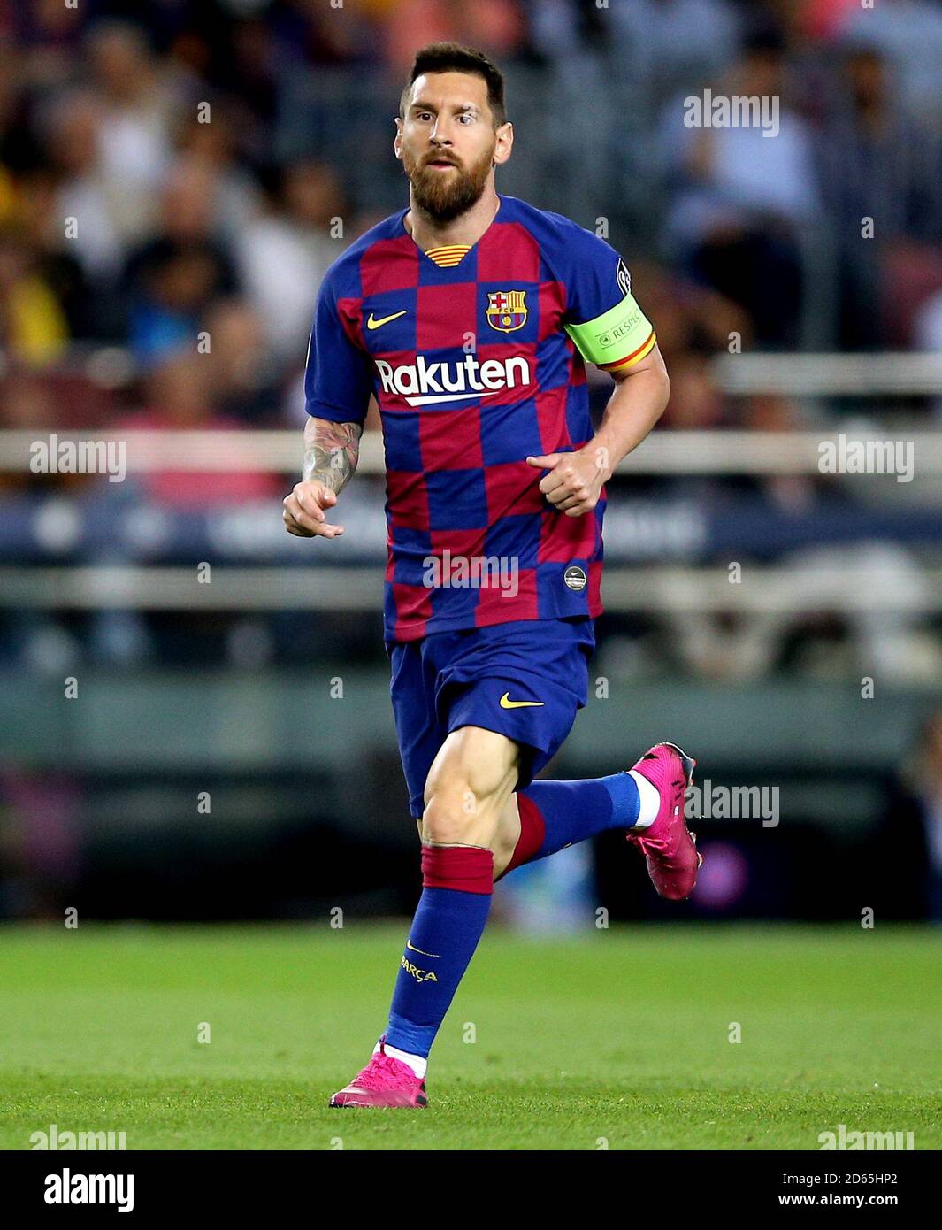 Barcelona's Lionel Messi in action Stock Photo - Alamy