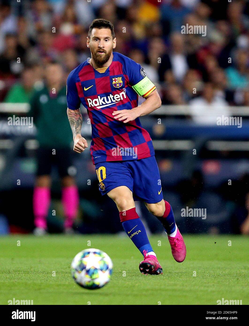 Barcelona's Lionel Messi in action Stock Photo - Alamy