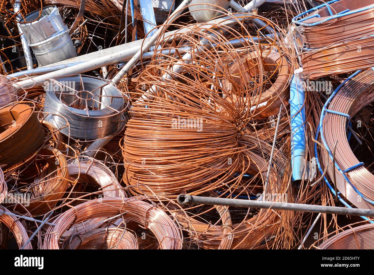 Metal Ready for Recycling Stock Photo - Alamy