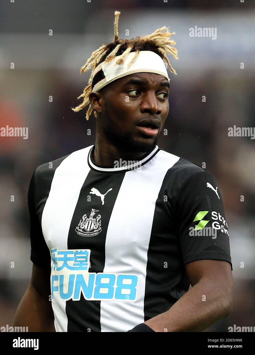 Newcastle United's Allan Saint-Maximin Stock Photo - Alamy