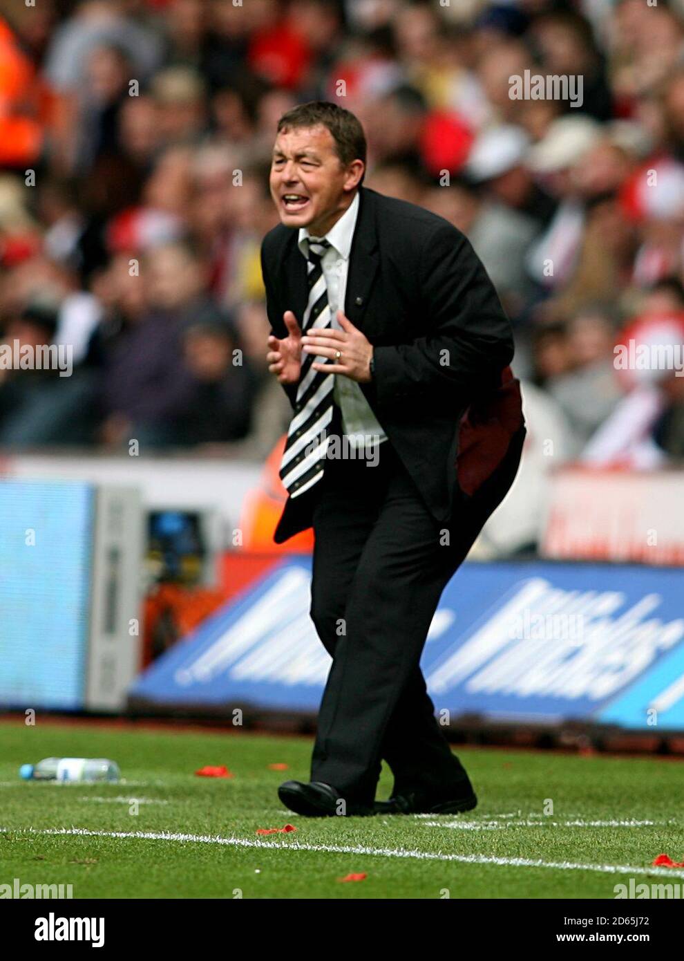 Billy Davies, Derby County manager Stock Photo - Alamy