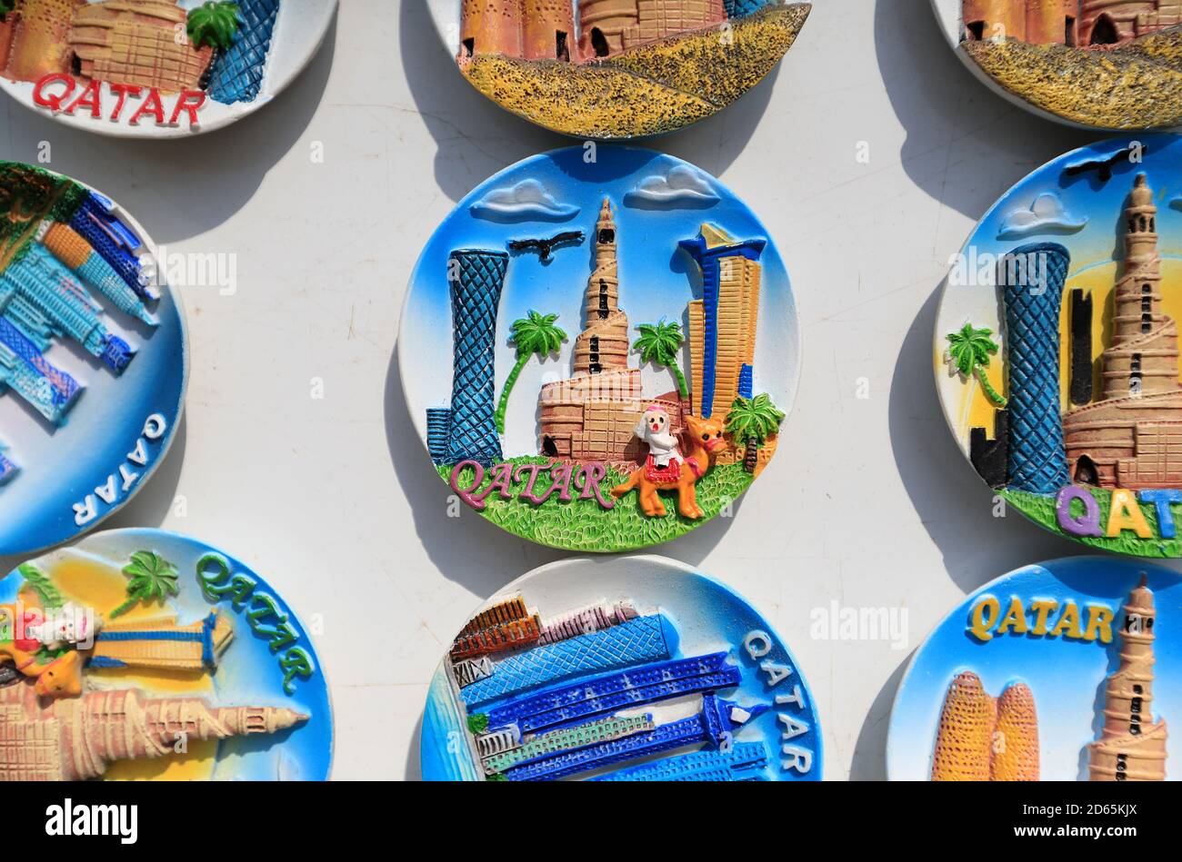 A shop selling fridge magnets in Doha, Qatar Stock Photo - Alamy