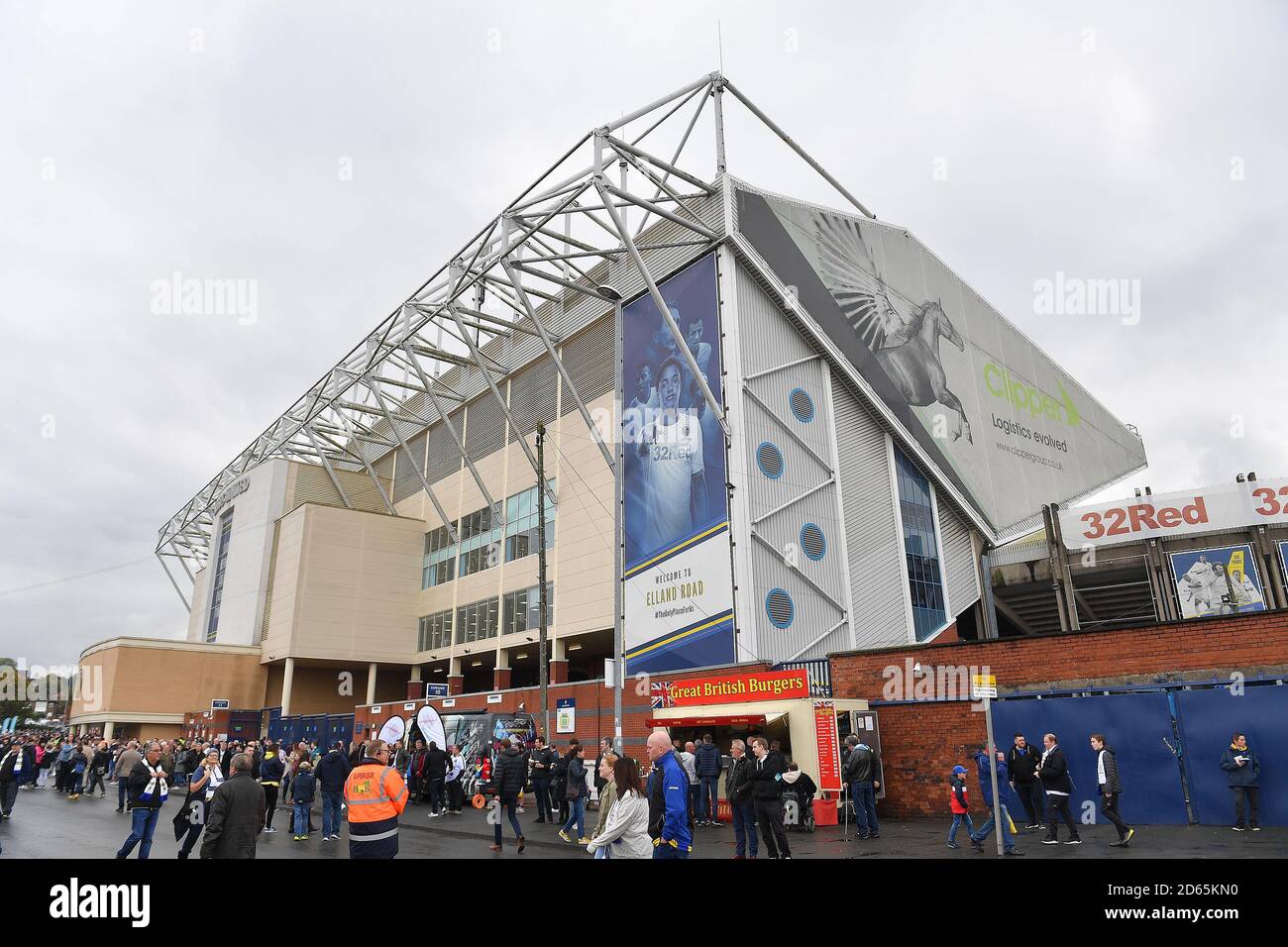 A general view of Elland Road, home of Leeds United Stock Photo - Alamy