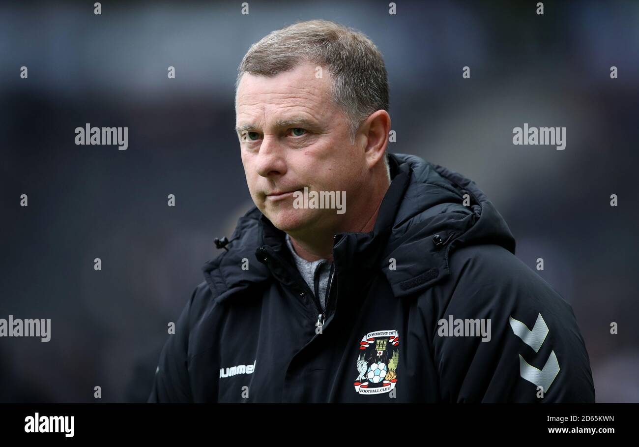 Coventry City manager Mark Robins Stock Photo - Alamy