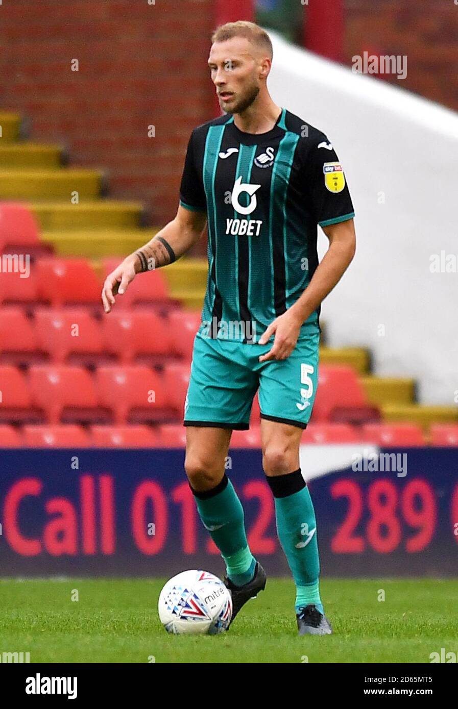 Swansea City's Mike van der Hoorn Stock Photo - Alamy