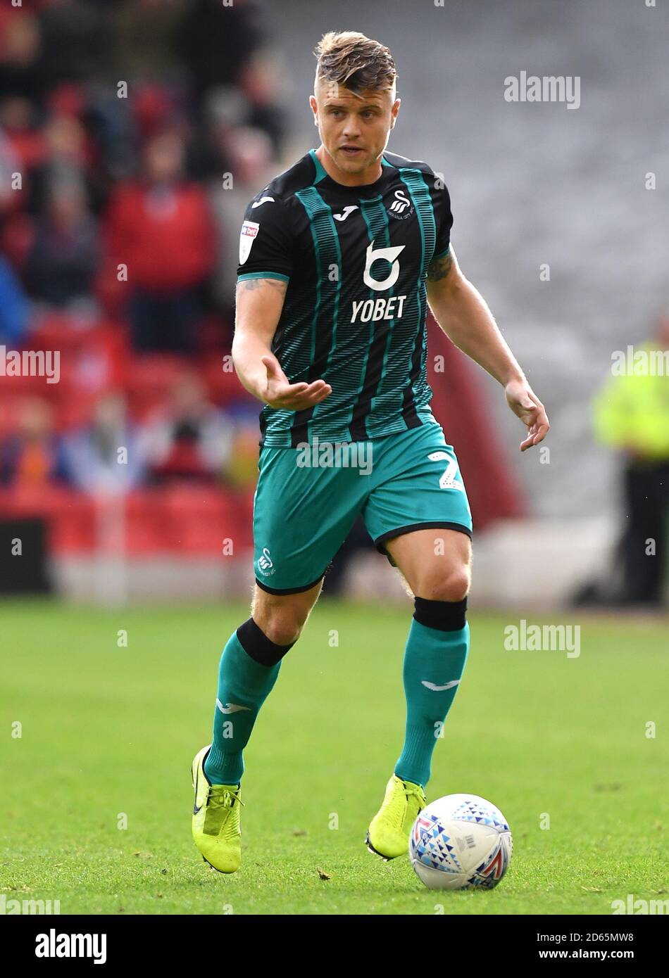 Swansea citys jake bidwell hi-res stock photography and images - Alamy