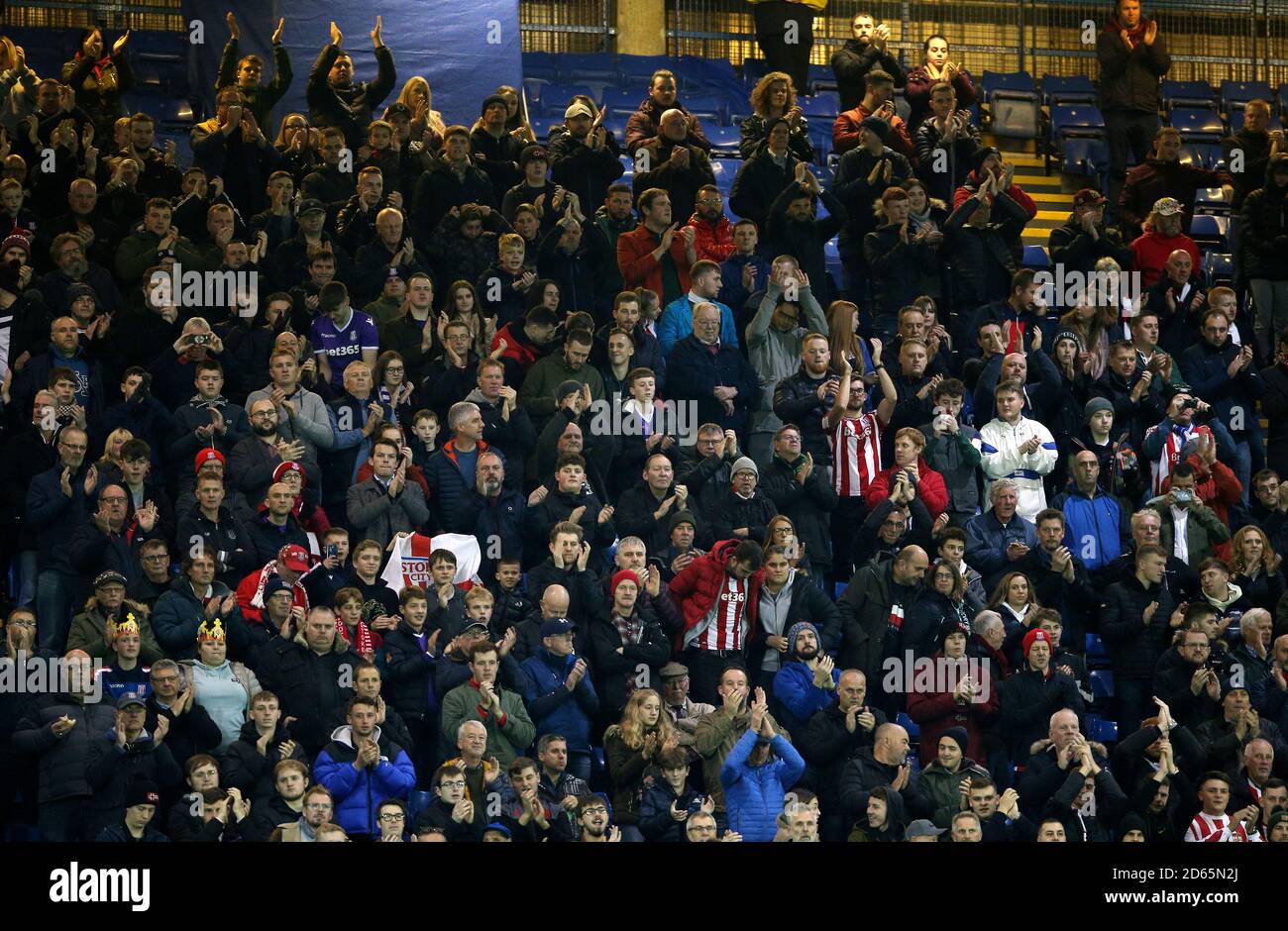 Stoke city fans show support hi-res stock photography and images - Alamy