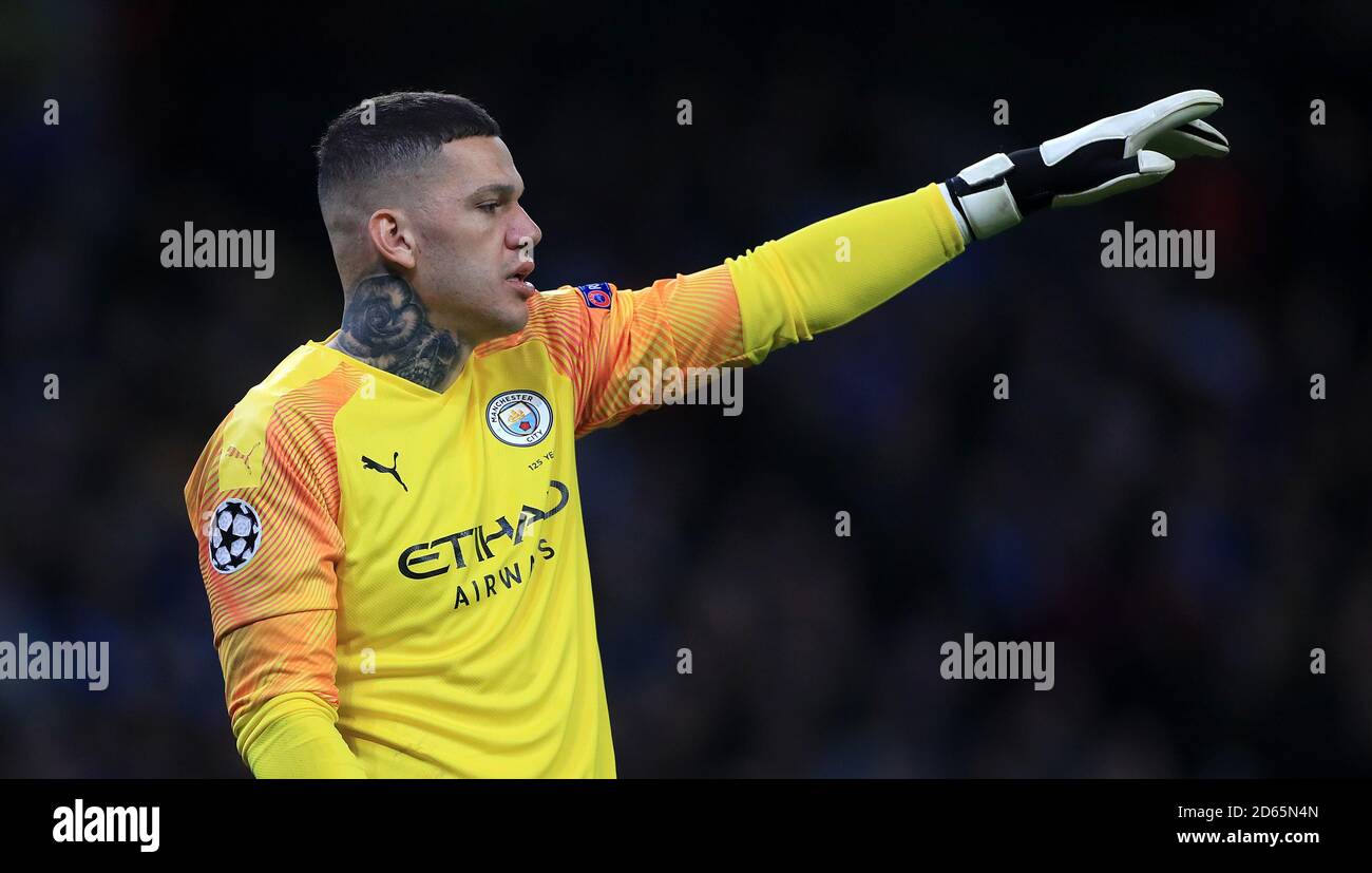Manchester citys ederson hi-res stock photography and images - Alamy