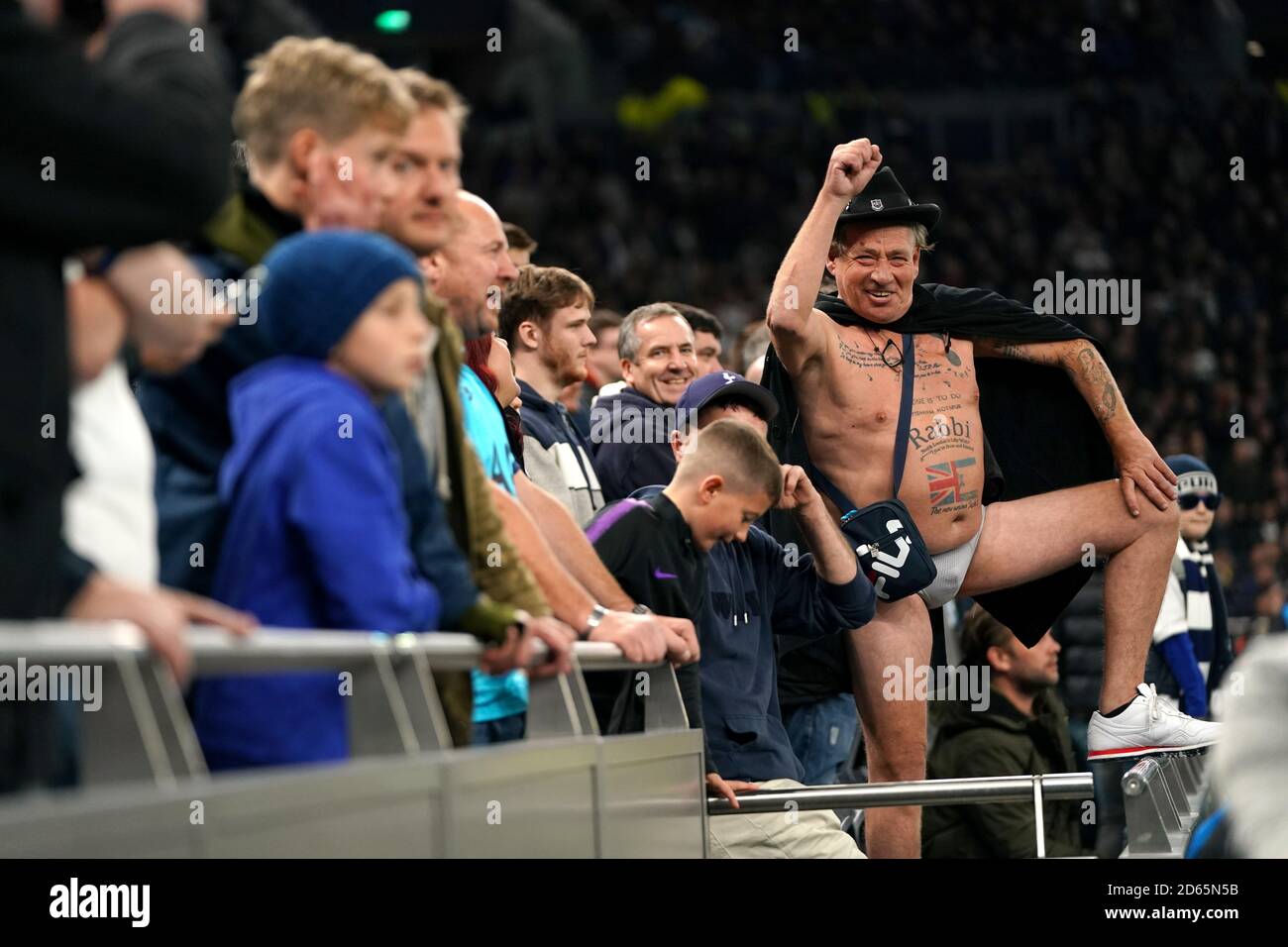 Tottenham fan tattoo hi-res stock photography and images - Alamy