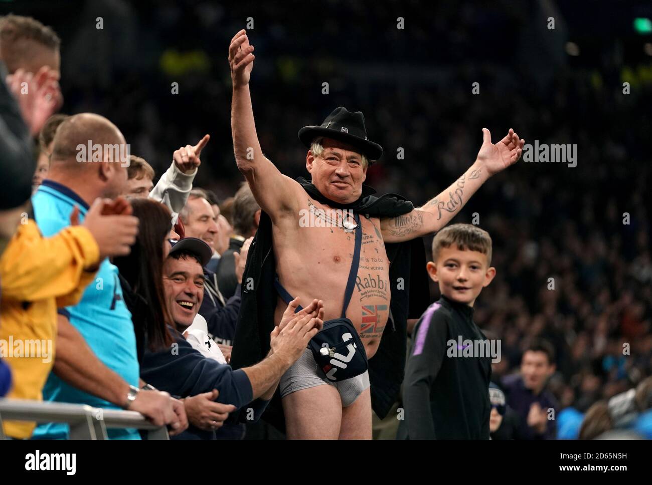 Tottenham fan tattoo hi-res stock photography and images - Alamy