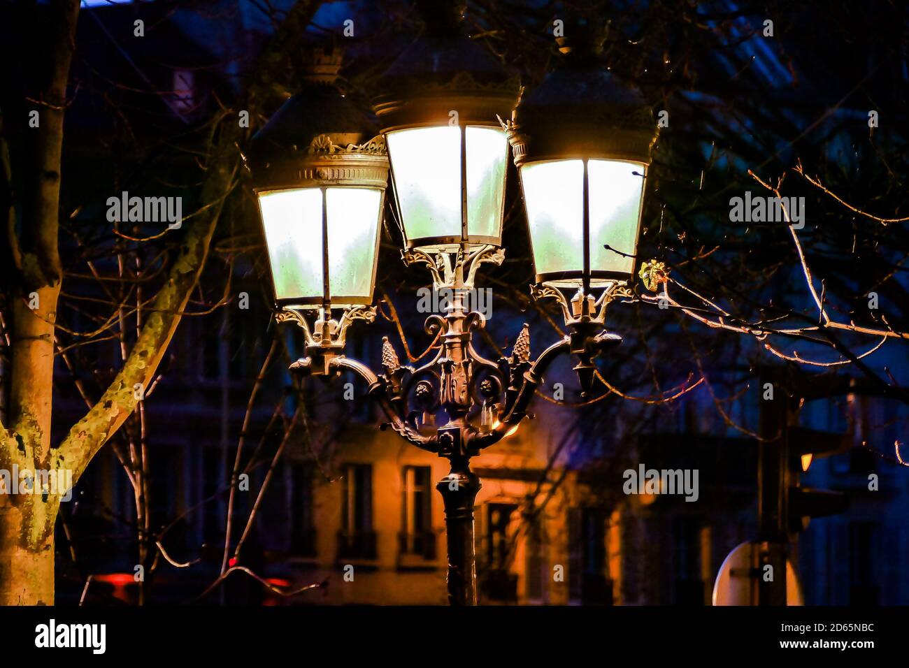 French Street light ,Photo image a Beautiful panoramic view of Paris ...