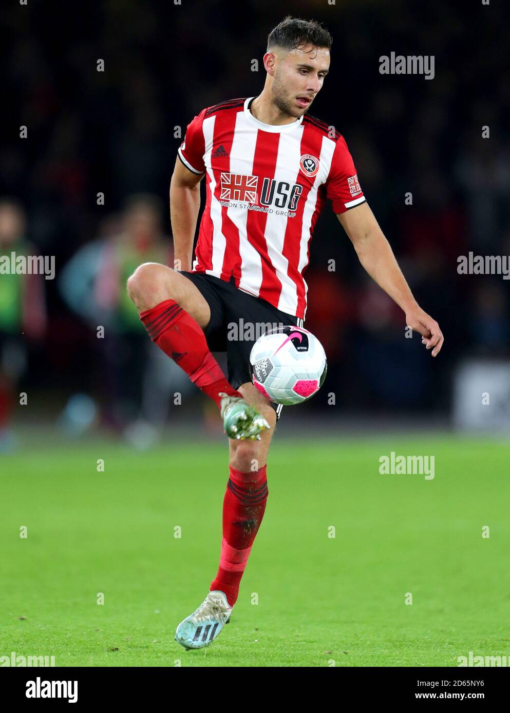 Sheffield United's George Baldock in action Stock Photo - Alamy