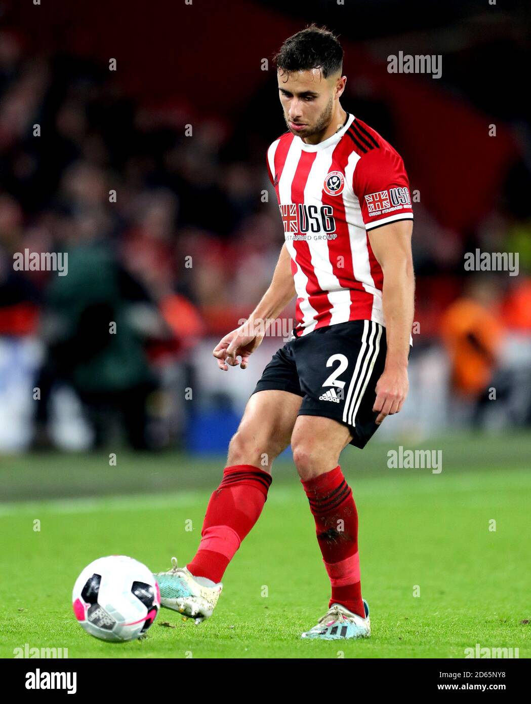 Sheffield United's George Baldock in action Stock Photo - Alamy