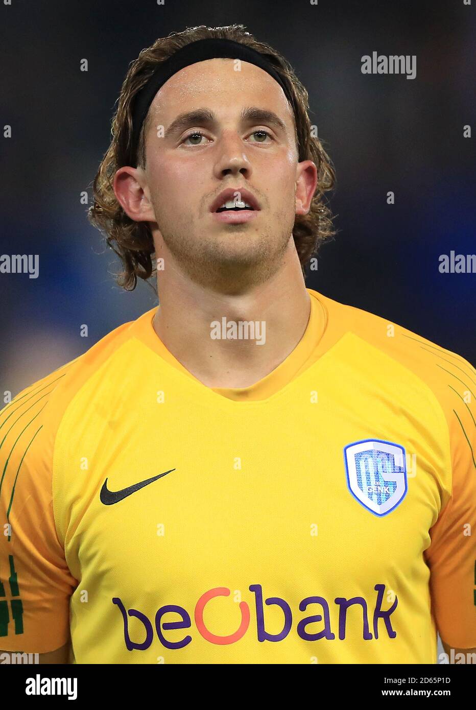 Genk goalkeeper Gaetan Coucke Stock Photo - Alamy