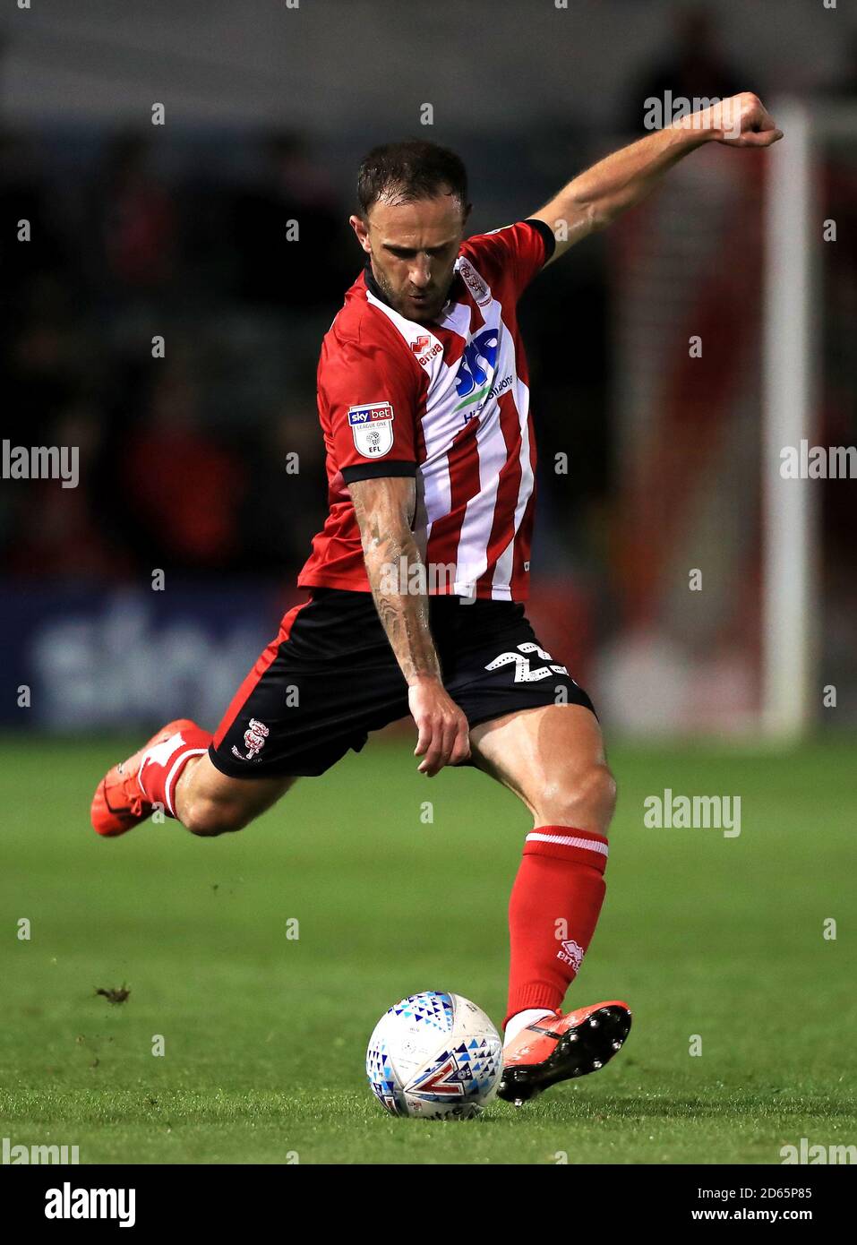 Lincoln City's Neal Eardley Stock Photo - Alamy