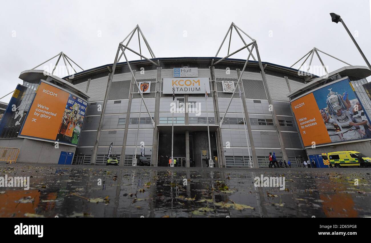 A general view kcom stadium hi-res stock photography and images - Alamy