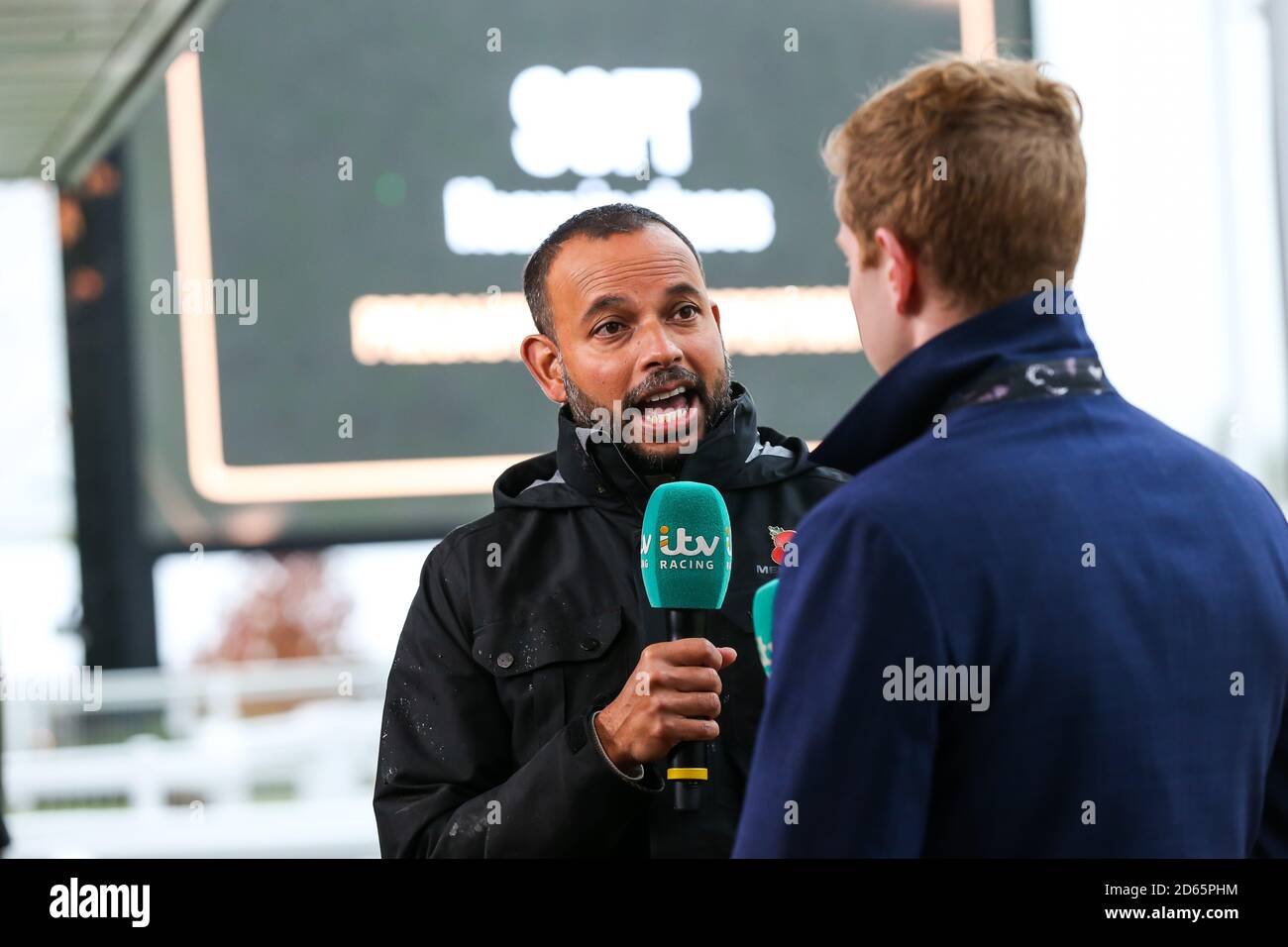 ITV Racing commentator Rishi Persad during day two of The Showcase ...