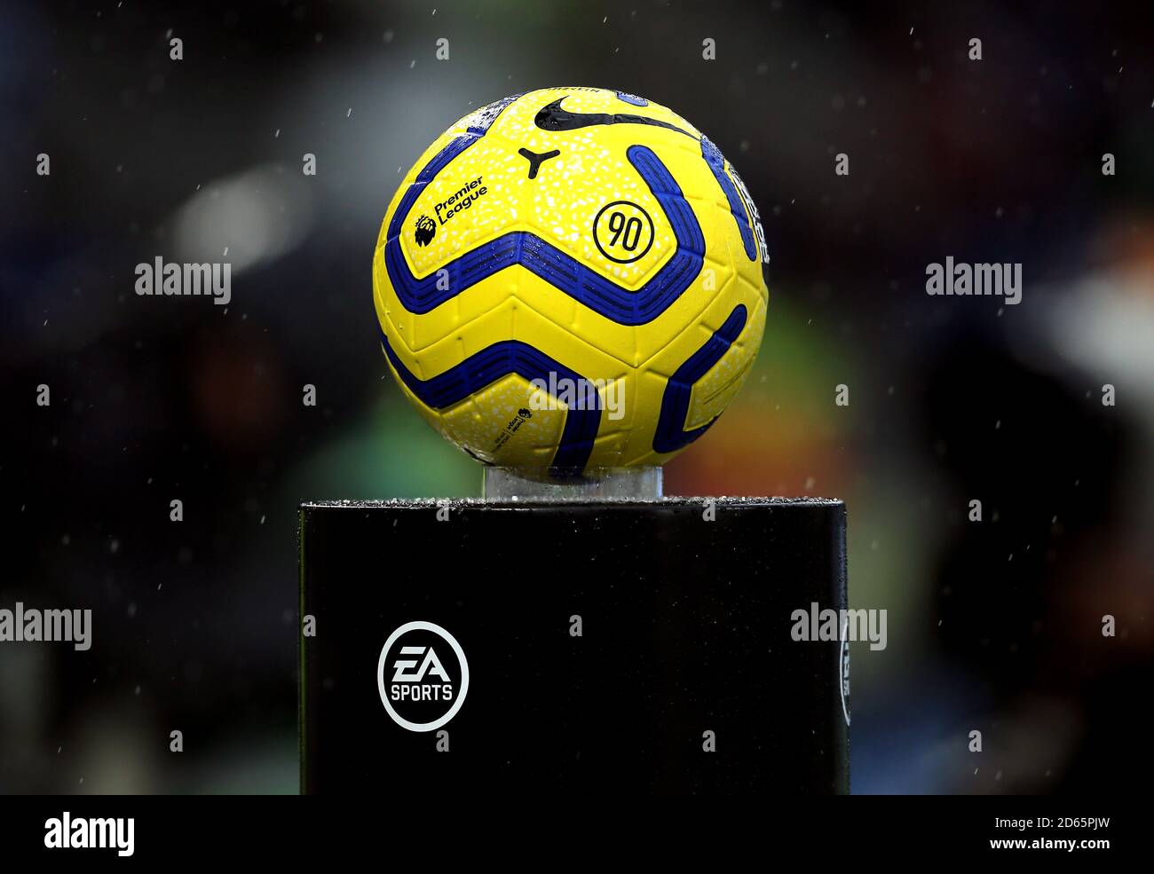 A detailed view of the official match ball on display prior to the ...
